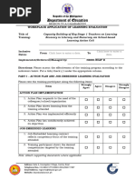 Character Evaluation Form | PDF | Evaluation | Teachers