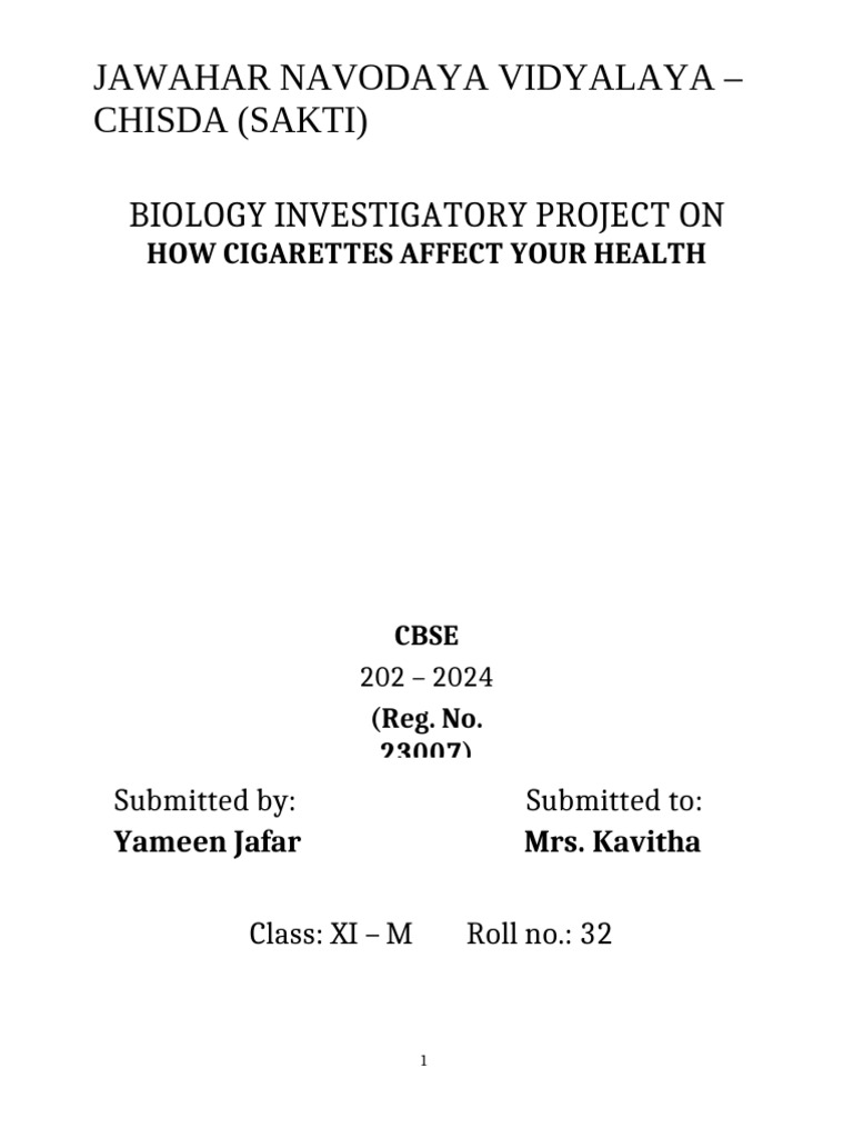 670284912-Biology-Investigatory-Project-1 | PDF | Respiratory Diseases ...