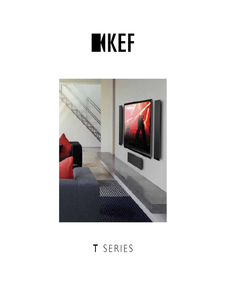 Kef T Slim Series Speaker | PDF | Loudspeaker | Amplifier