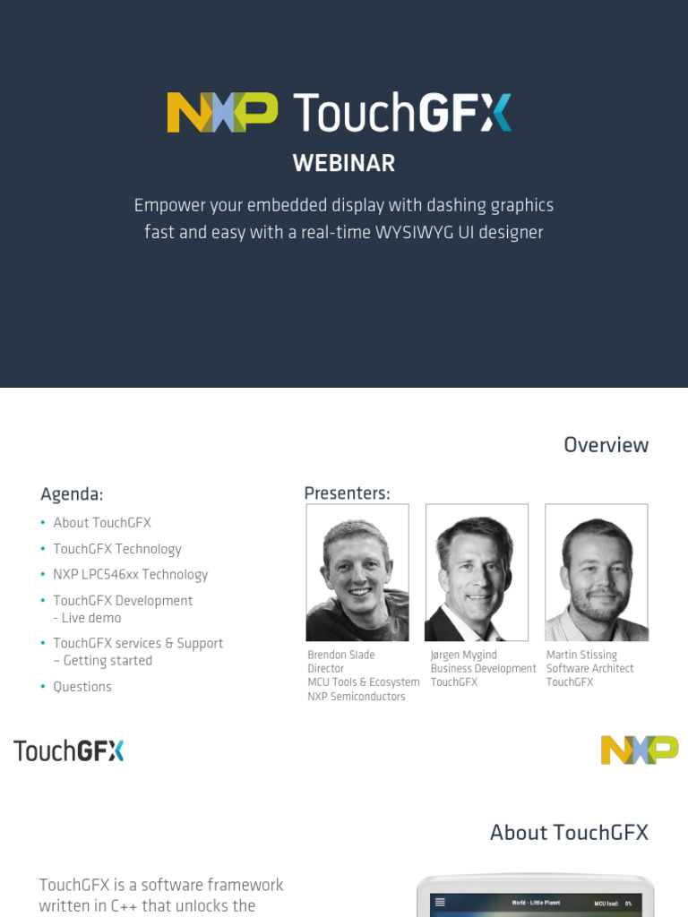 TouchGFX-LPC546xx-Webinar-Presentation | PDF | Microcontroller | Computer Architecture