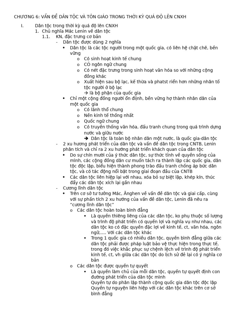 CHƯƠNG 6 CNXH | PDF