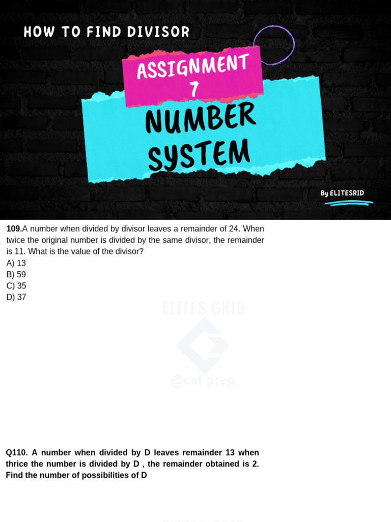 504300NuMBER SYSTEM ASSIGNMENT 7 | PDF
