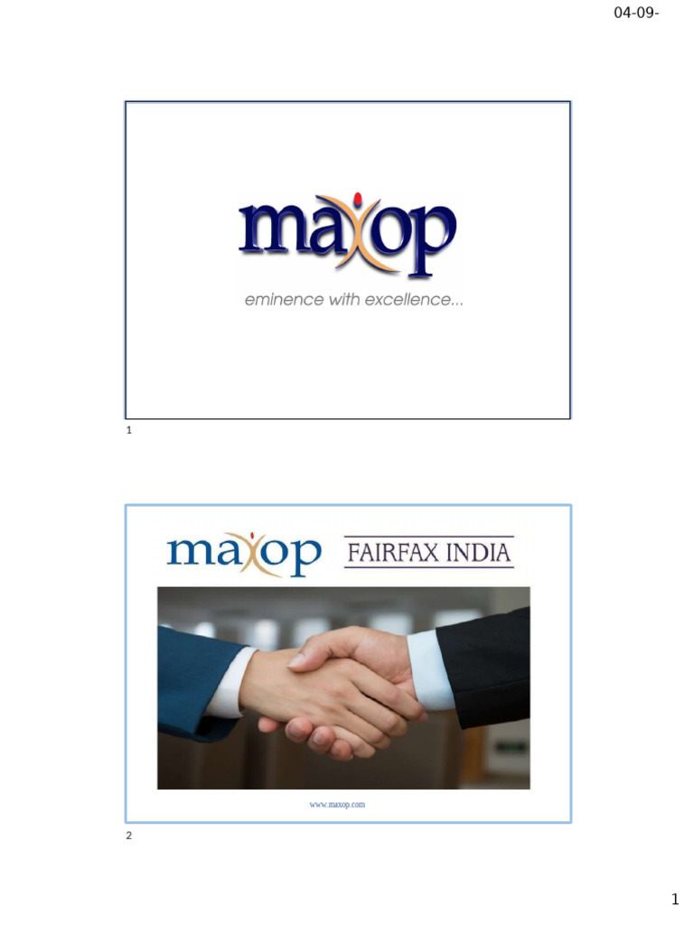 Maxop Company Profile & Extrusion Project DT 04.09.24 | PDF | Extrusion ...