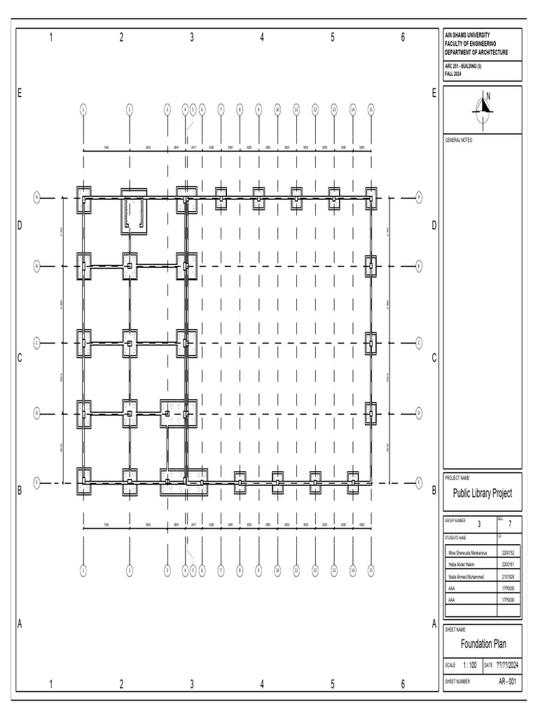 Foundation Plan | PDF