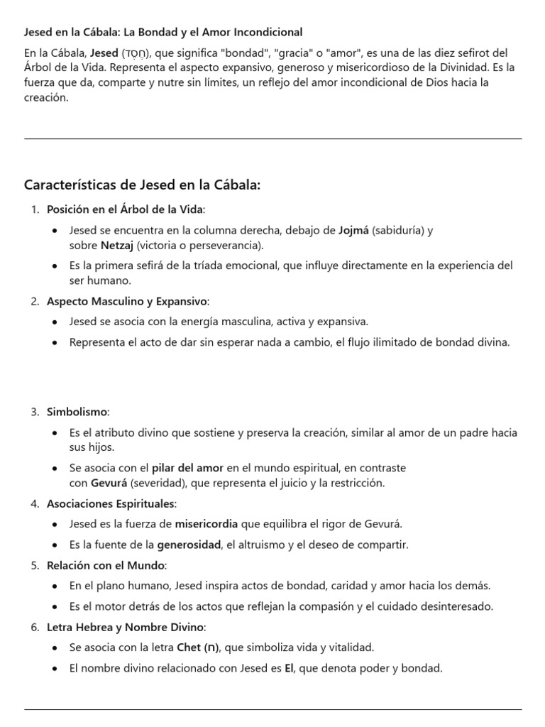 El Secreto de Jesed | PDF