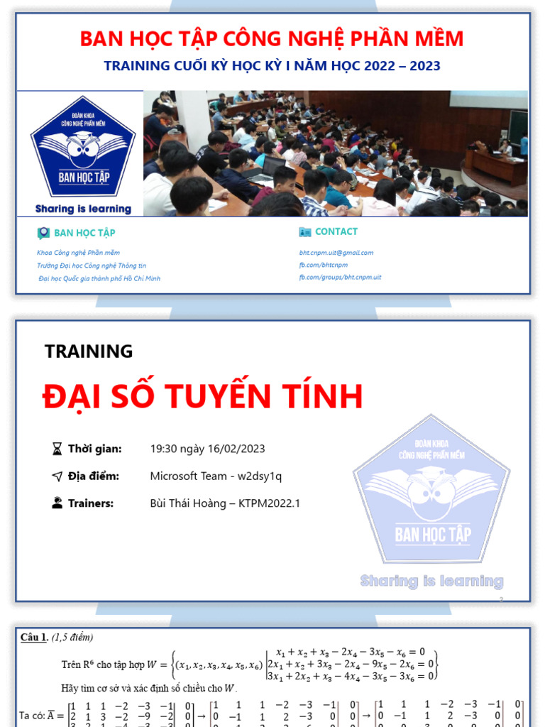 BHTCNPM Slide DSTT CK b2!22!23 | PDF