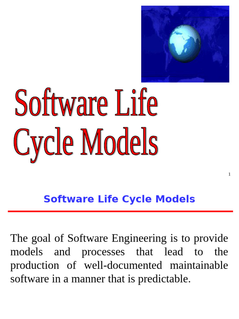 Chapter 2 Software Development Life Cycle Models | PDF | Software Development Process | Software ...