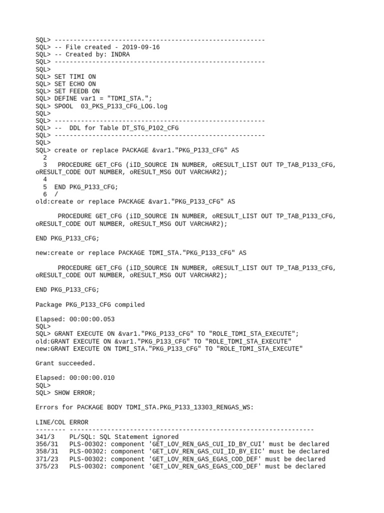 03 PKS P133 F13301 CFG Log | PDF