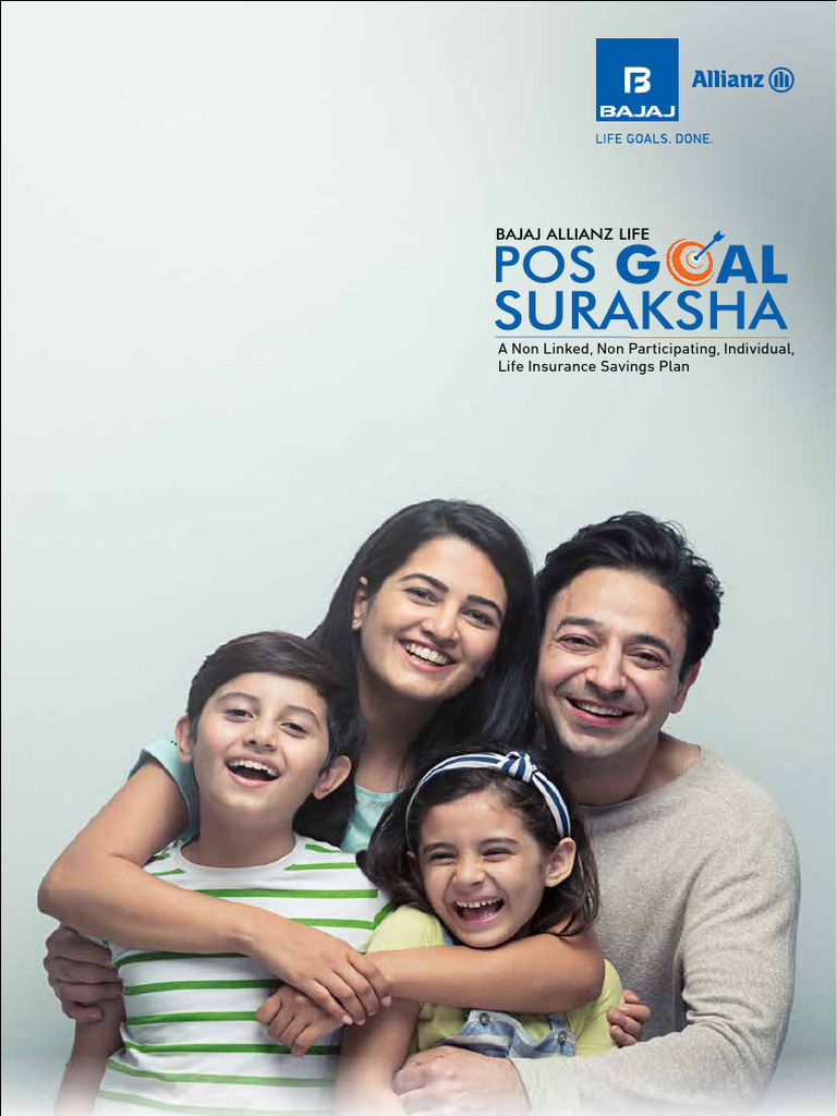 Pos Goal Suraksha Brochure | PDF | Insurance | Life Insurance