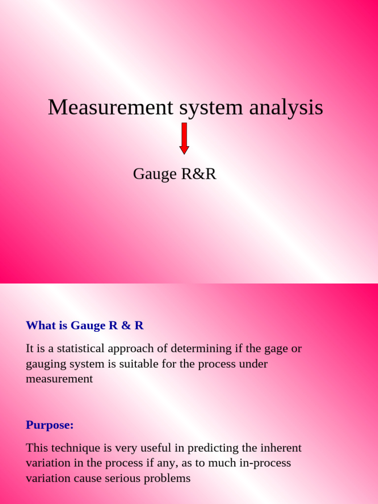 MSA CALCULATION | PDF | Science MSA CALCULATION | PDF | Science