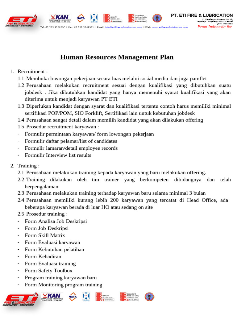 Human Resource Management Training Pani | PDF | Quality Management ...
