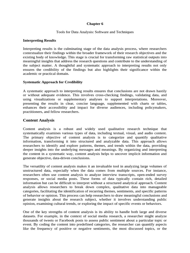 Excess Chapter 6 | PDF | Qualitative Research | Narrative