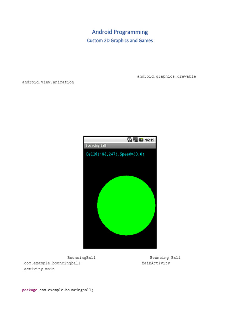Android Programming Bouncing Game 2D | PDF | Method (Computer ... Android Programming Bouncing Game 2D | PDF | Method (Computer ...