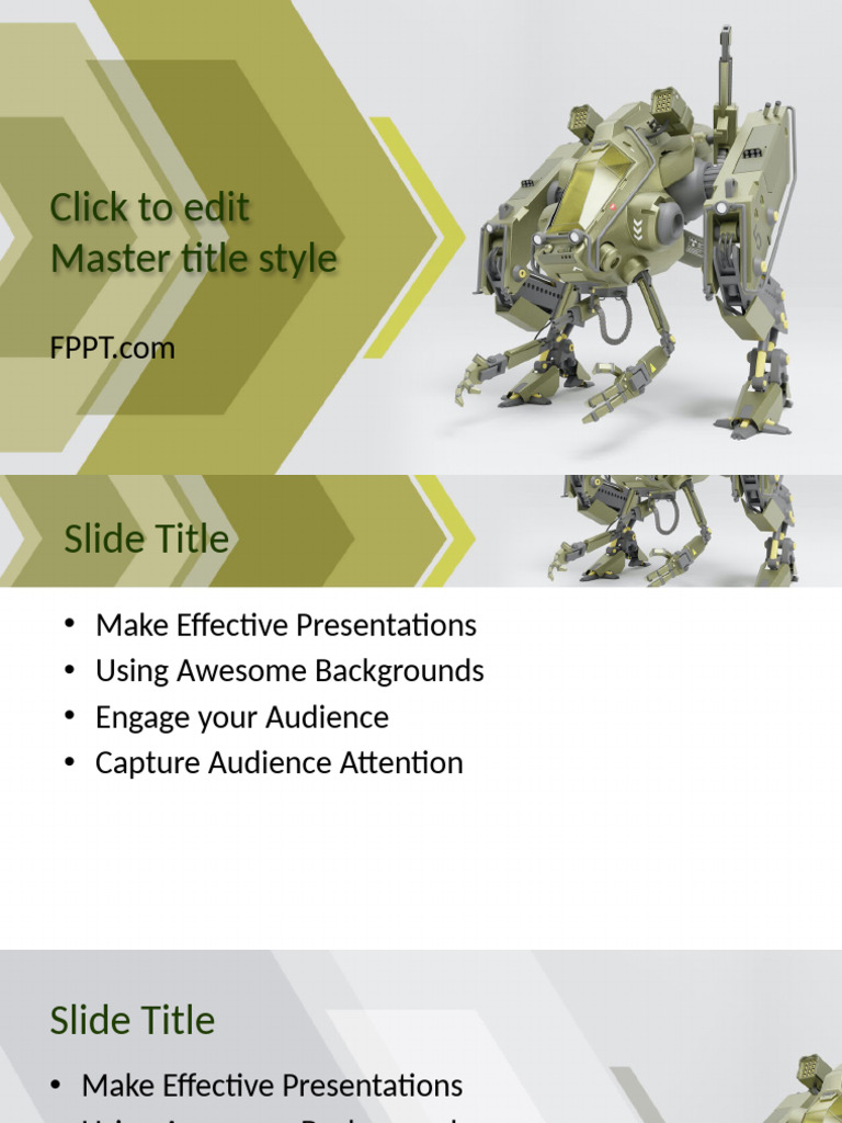162196 Robot Template 16x9 | PDF