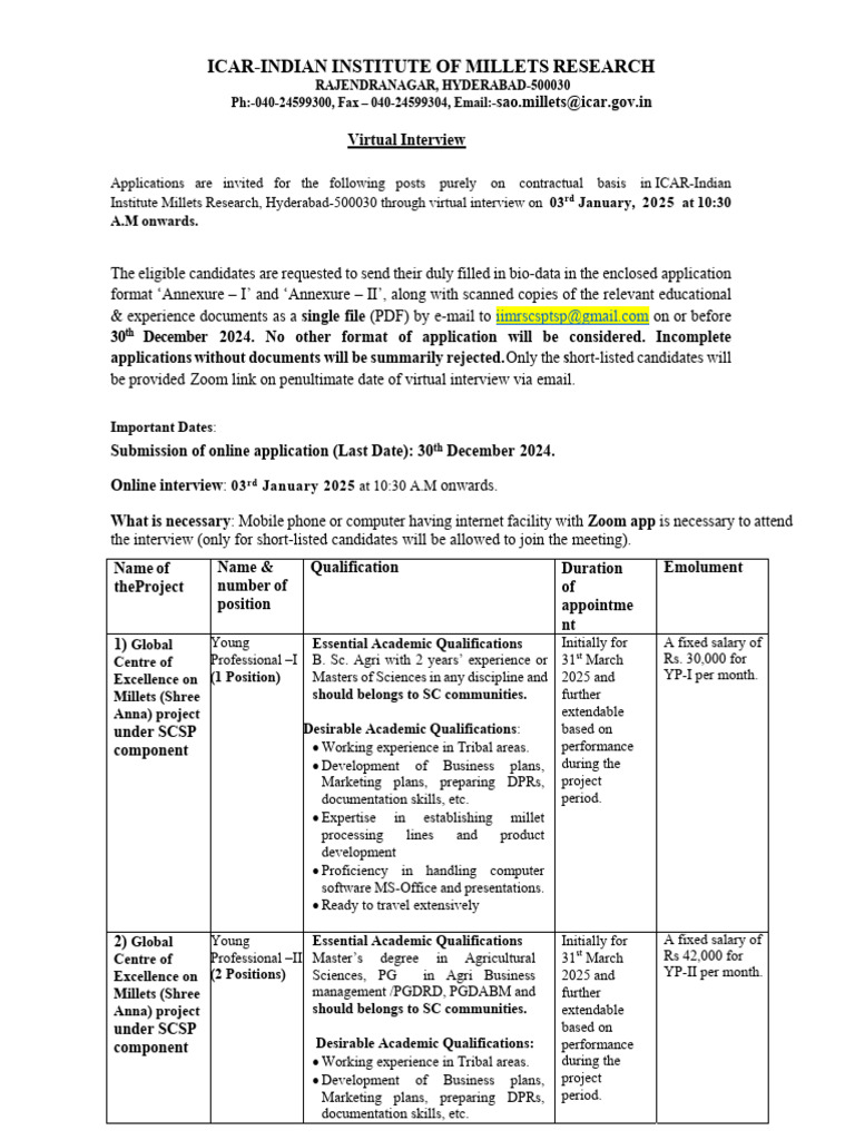 TSP-SCSP-recruitment | PDF