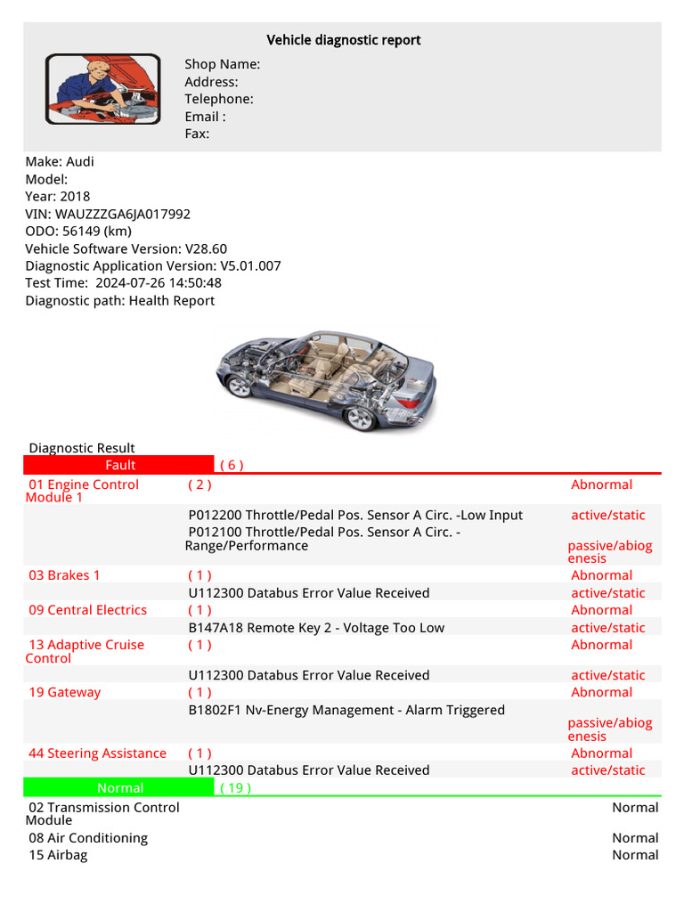 Audi(DTC)_986390771600_20240726145048_052016 | PDF | Steering | Car