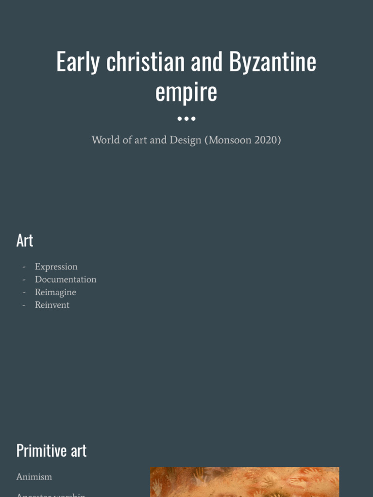 Early Christian and Byzantine Empire | PDF