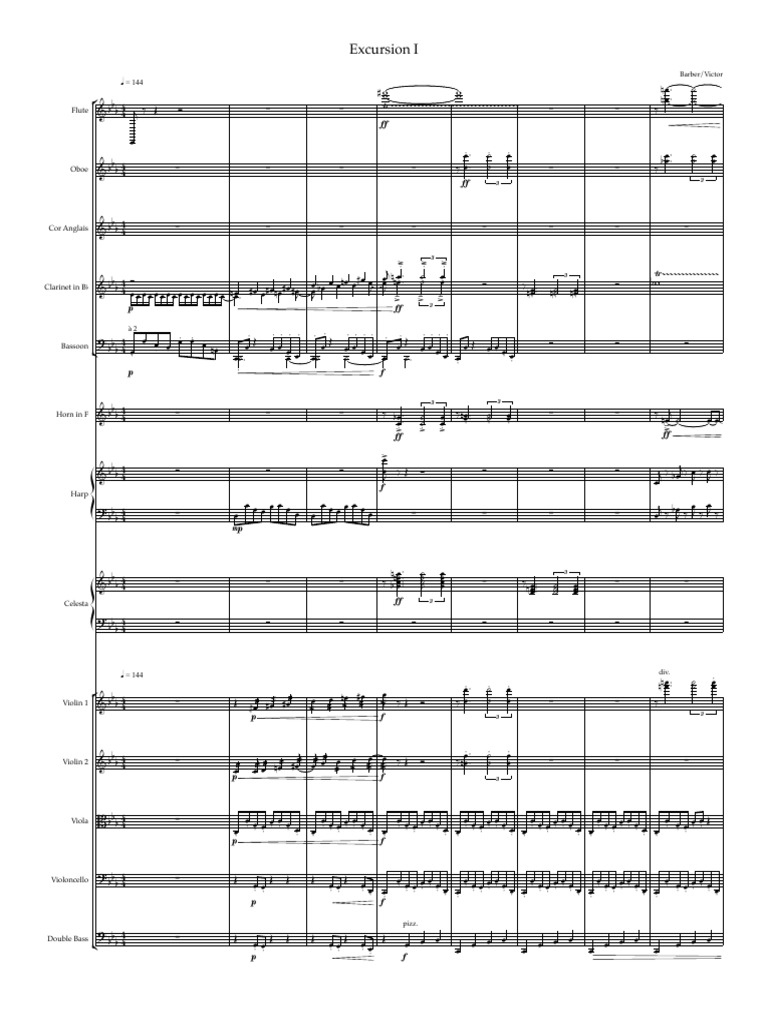 Excursion I 2 - Full Score | PDF