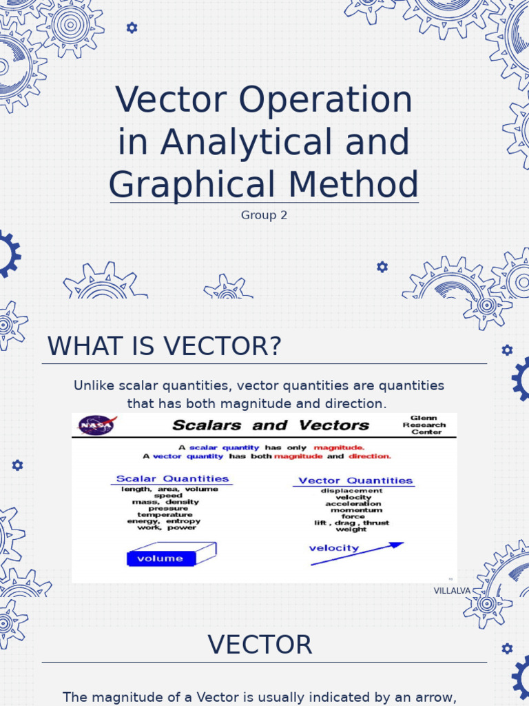Group 3 Vector-Operation | PDF | Euclidean Vector | Mathematics