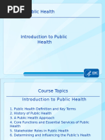 Introduction to Public Health 101 | PDF | Preventive Healthcare | Cholera