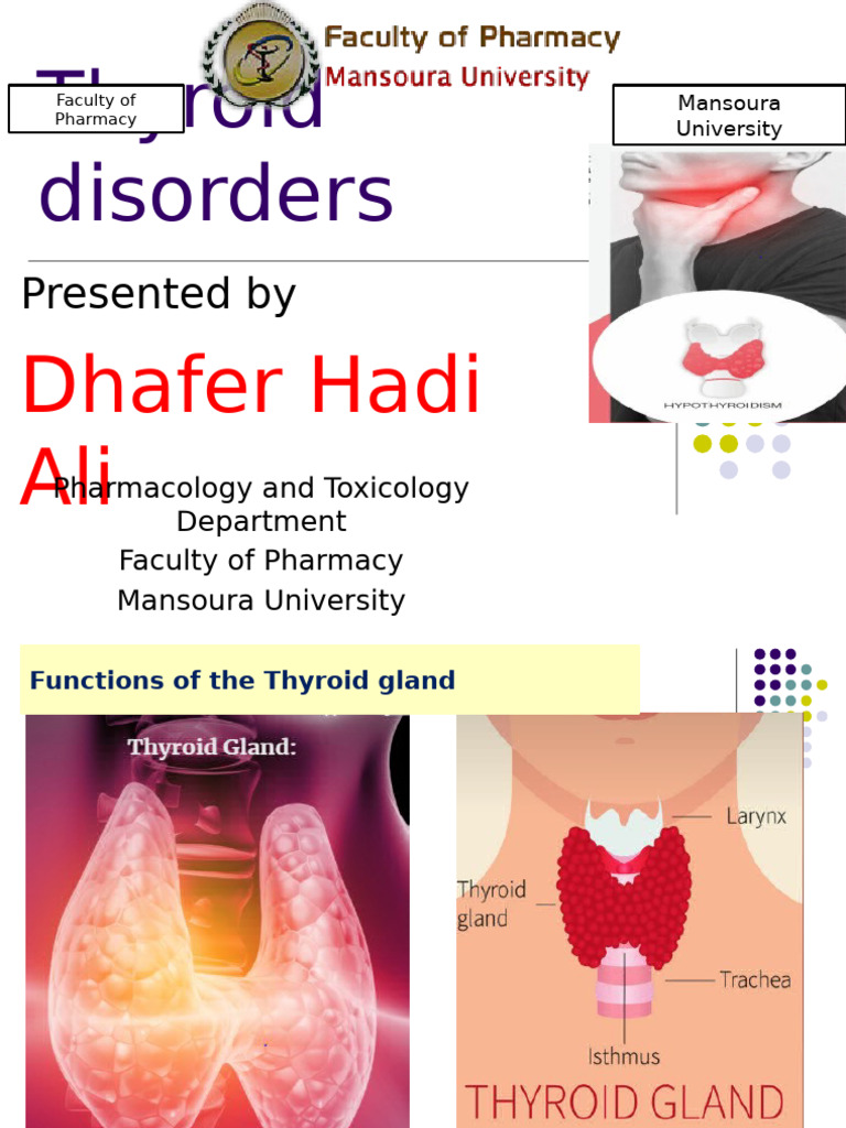 Hypo &hyperthyroidism (Thyroid Disorders) | PDF | Hyperthyroidism | Thyroid