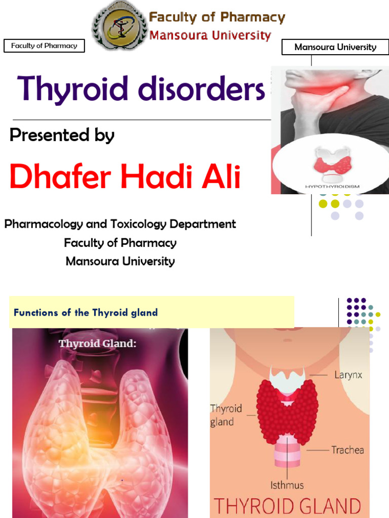 1. Hypo &Hyperthyroidism (thyroid disorders) | PDF | Hyperthyroidism | Thyroid