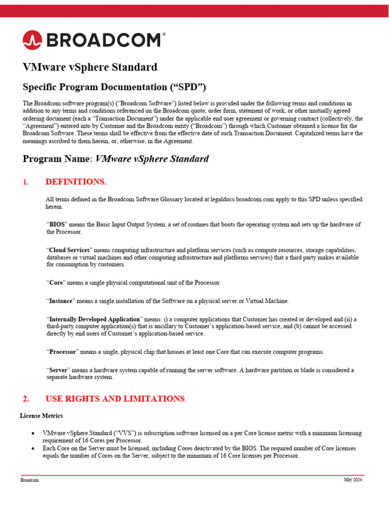 VMware vSphere Licensing Guide | PDF | V Mware | Virtualization