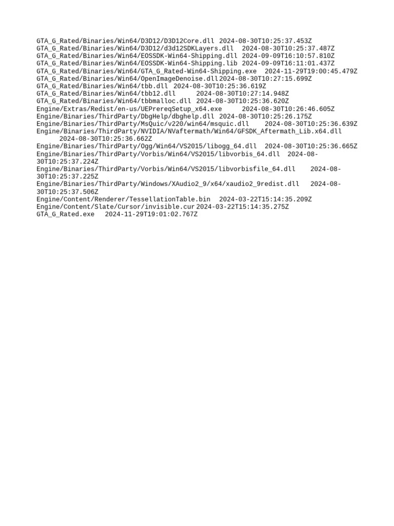 Manifest NonUFSFiles Win64 | PDF
