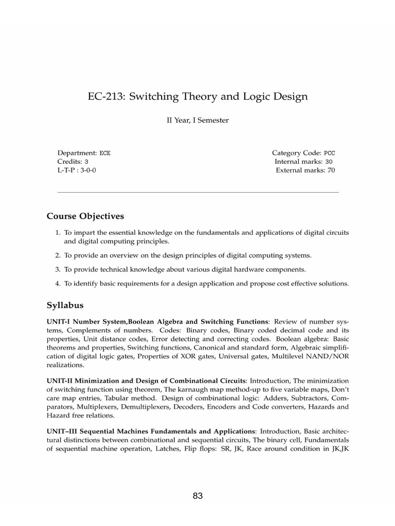 ECE_R20_SYLLABUS_compressed | PDF