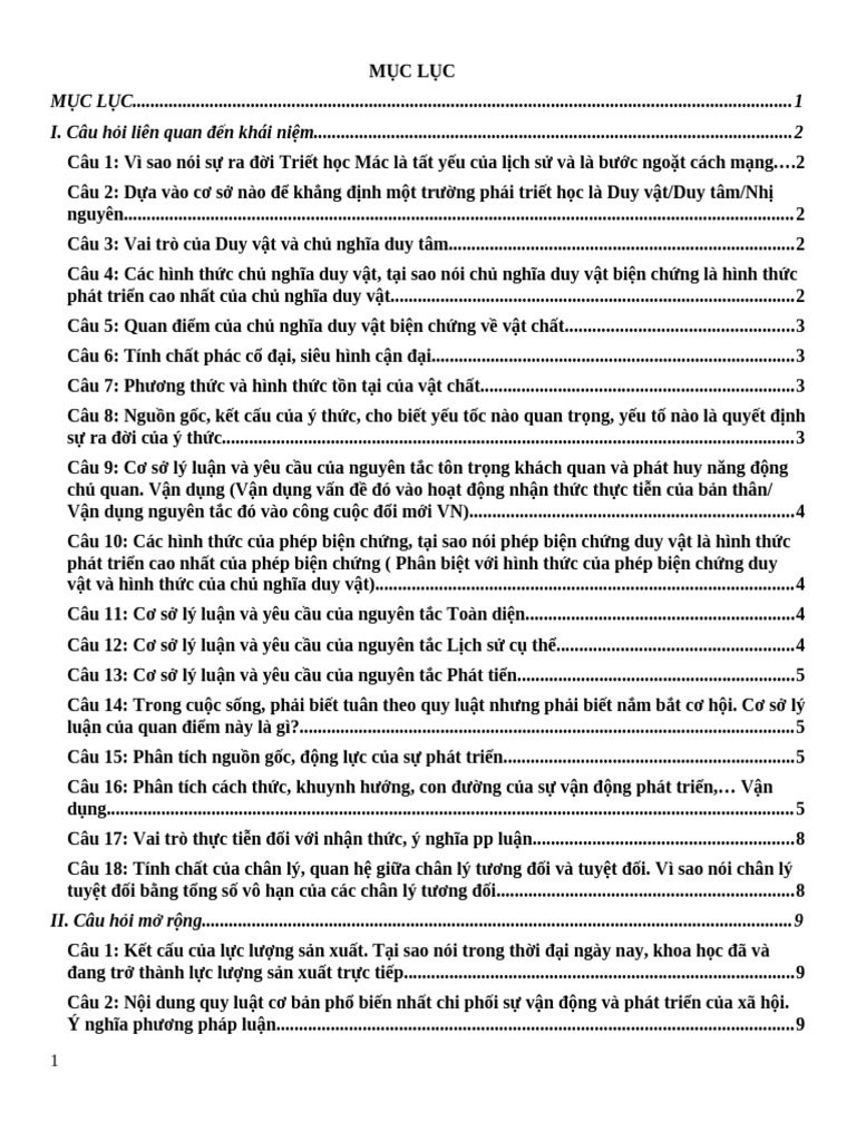 TÀI-LIỆU-TRIẾT-HỌC-_-KTHP | PDF