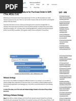 Release Strategy in SAP MM - Procedure For Purchase Order | PDF | Computing | Information ...