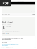 SAP Stock Types | PDF | Goods | Inventory