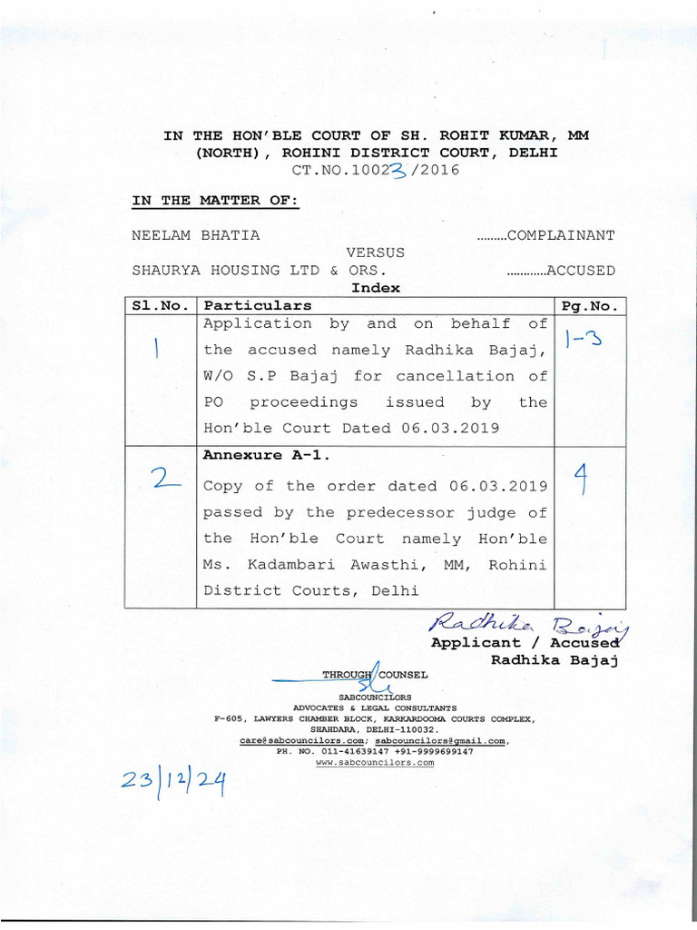 Application to Cancel PO Proceedings | PDF | Criminal Law | Judiciaries