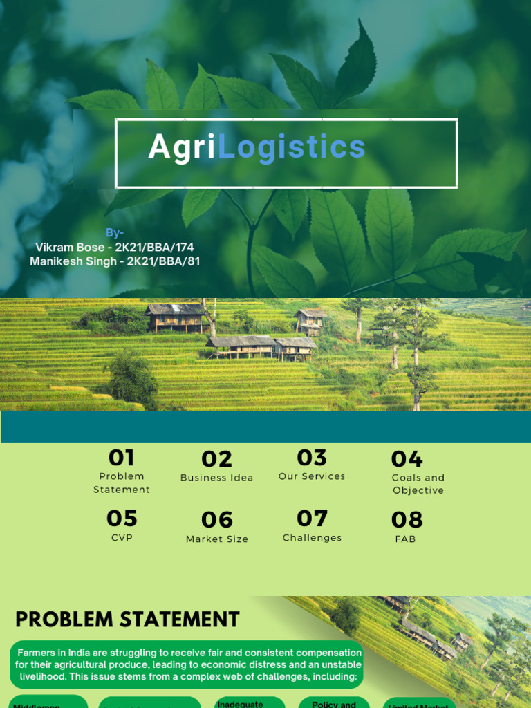 Agro Business Idea | PDF | Logistics | Supply Chain