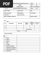 Blank Material Requisition Form | PDF