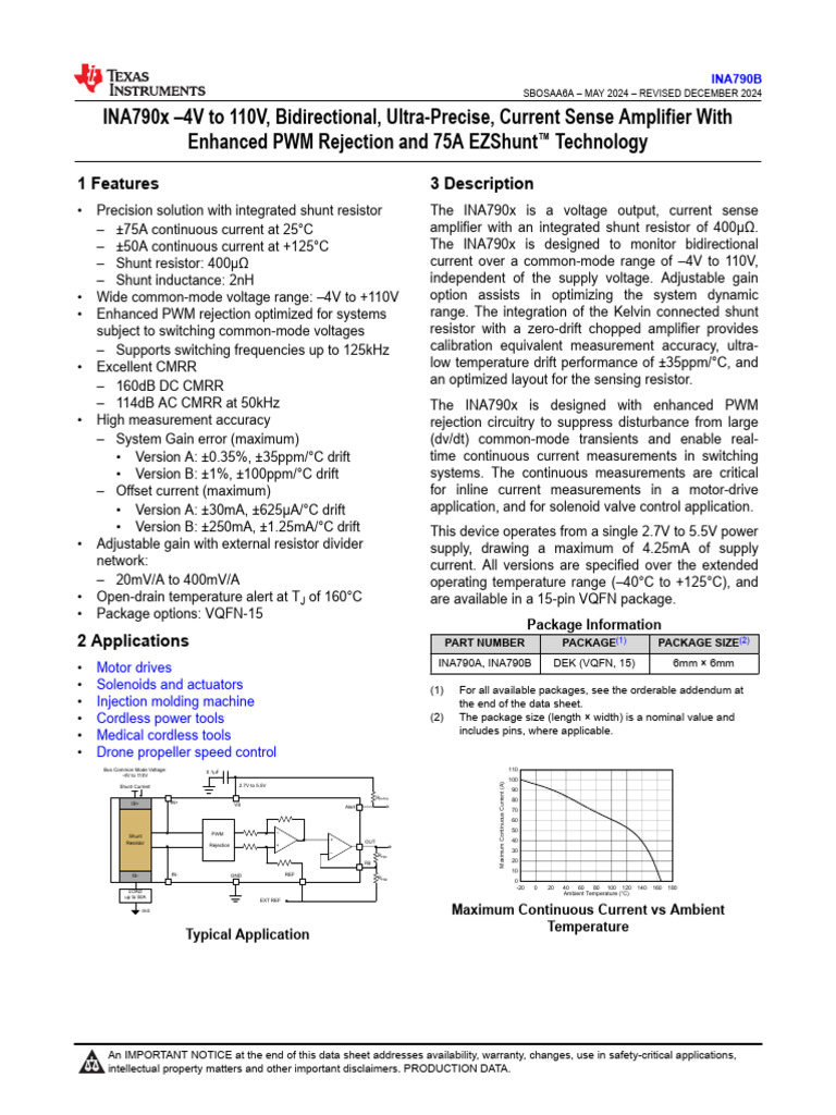 ina790b | PDF | Electrostatic Discharge | Amplifier