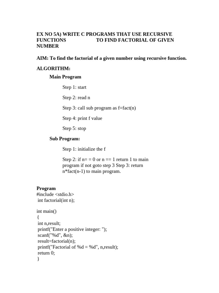 Ex No 5 6 Pdf Parameter Computer Programming Computer Engineering