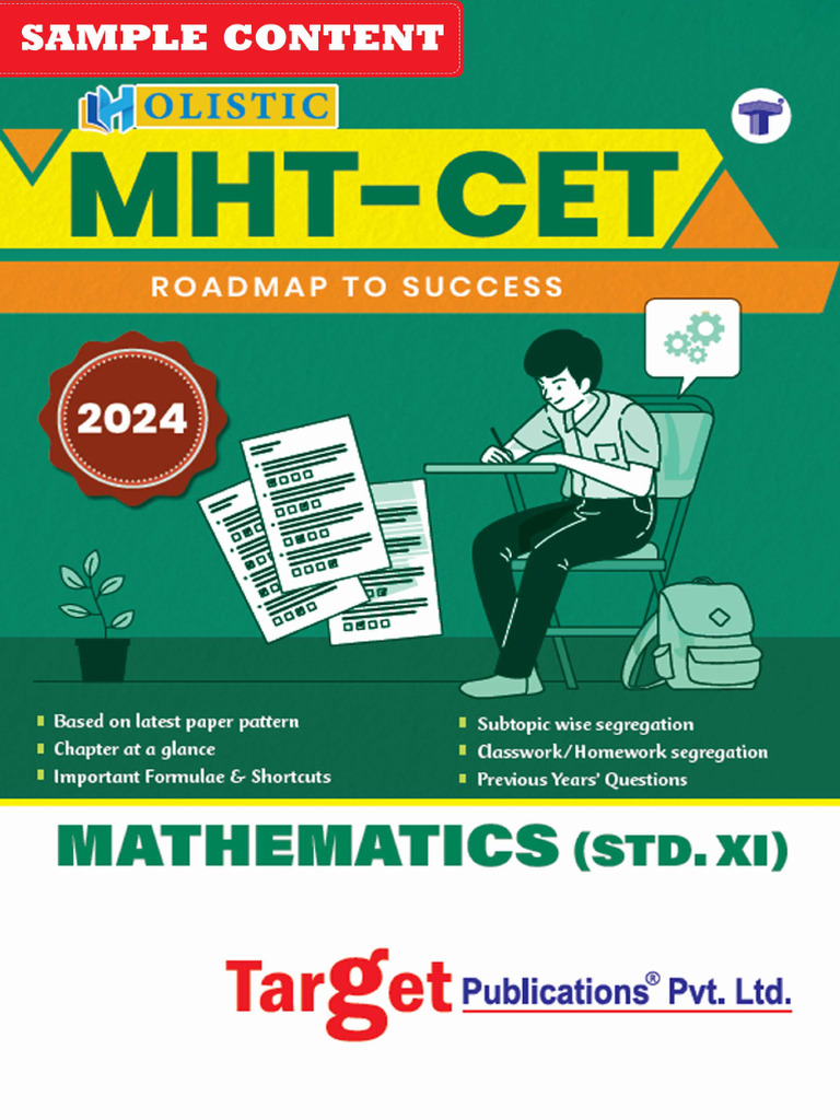 Sample PDF of MHT Cet Holistic Maths Based On STD 11 Sample Content 4708 | PDF | Trigonometry ...