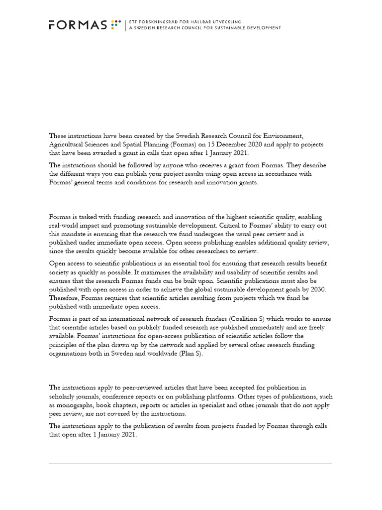 Instructions For Scientific Publication Part 2 | PDF | Open Access ...