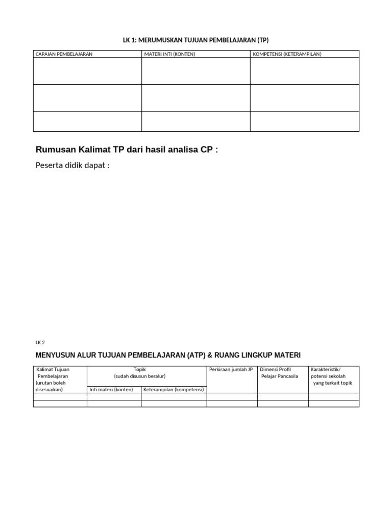 LK TP DAN ATP | PDF