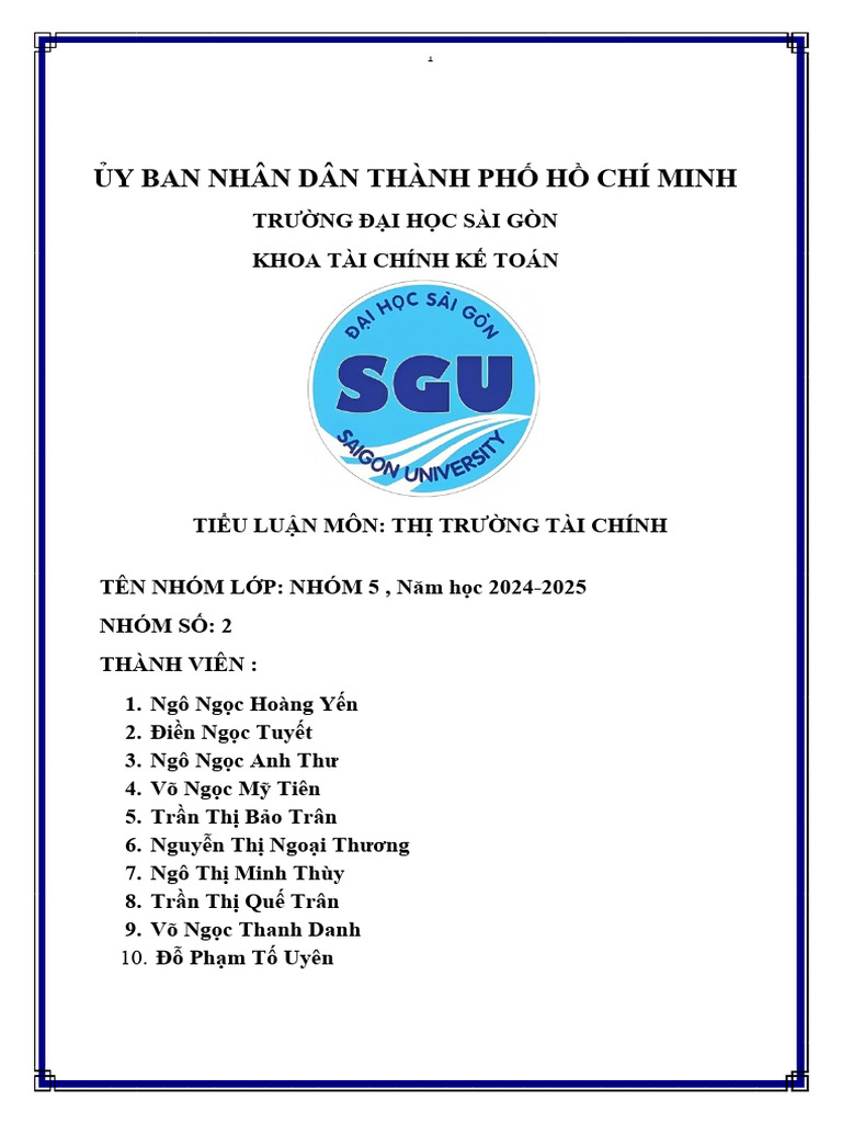 bài luận TTTC | PDF