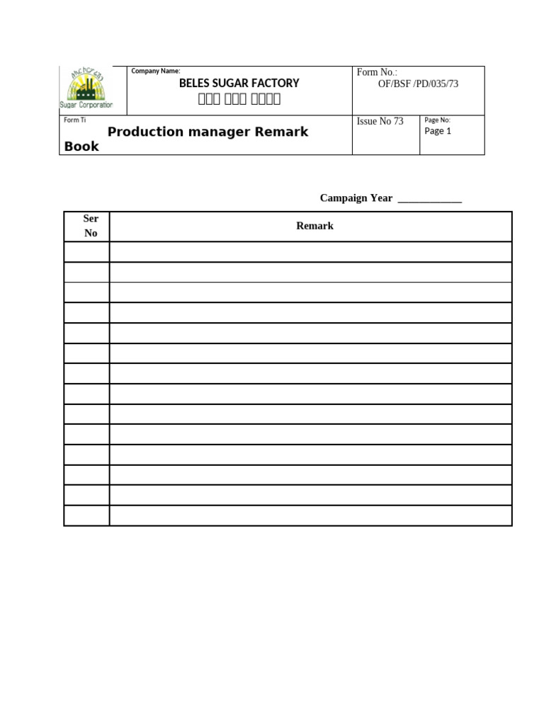 73-81. OF BSF REMARK BOOKS | PDF | Secondary Sector Of The Economy | Sugar