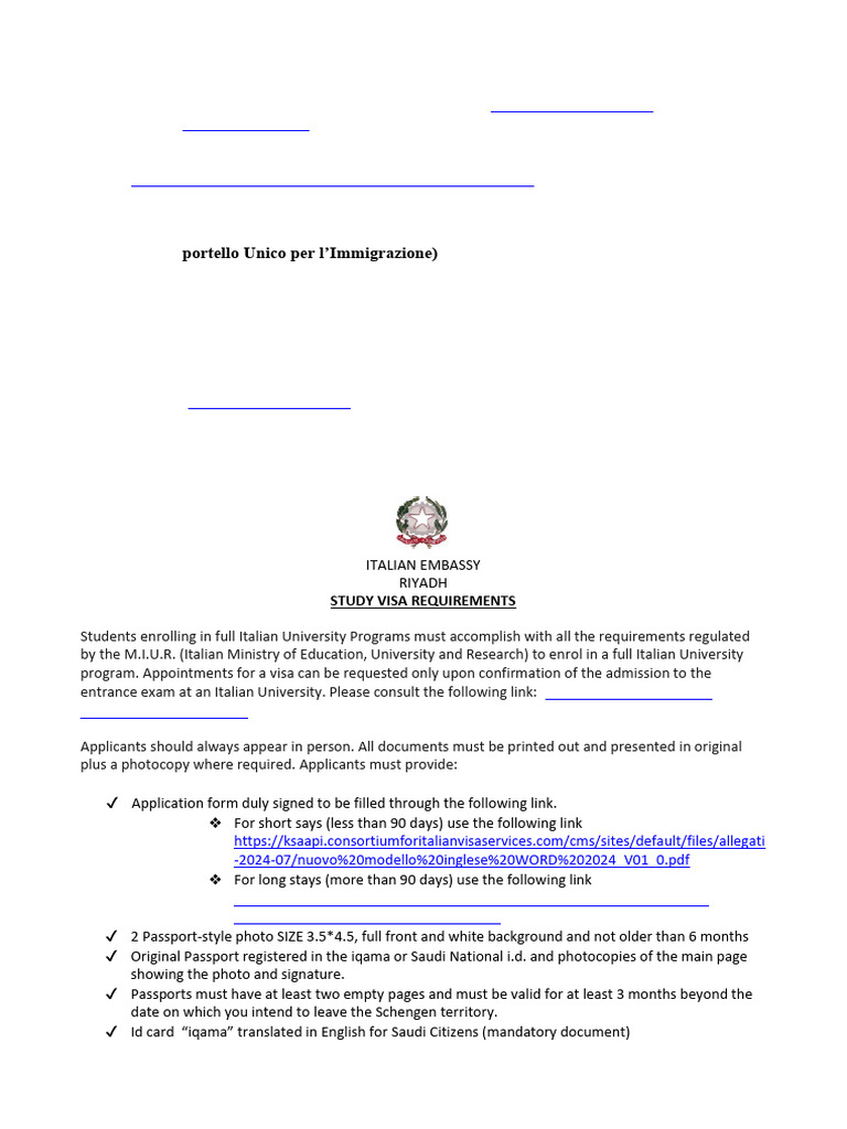 Visa Requirments Saudi Arabia | PDF | Travel Visa | Identity Document