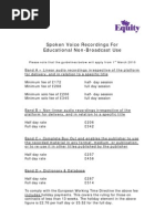 UK Theatre Musicians Union Rates 2023-2026 | PDF