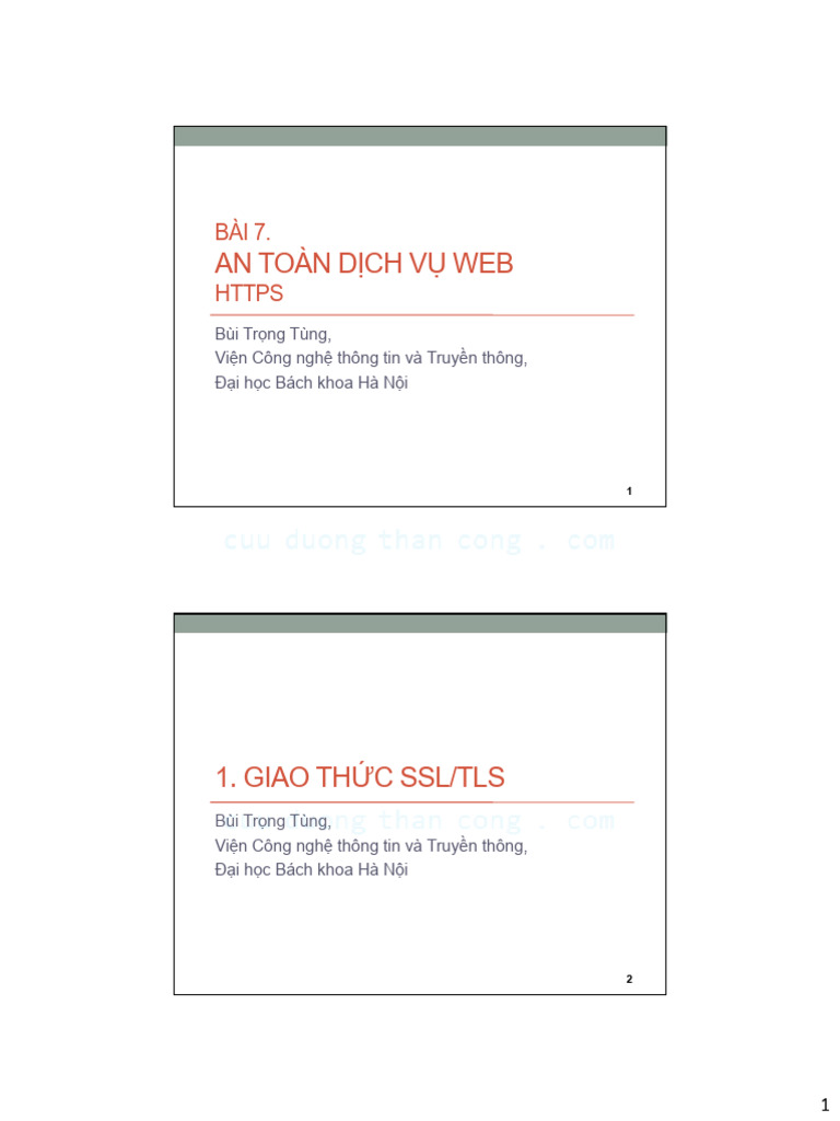 An Ninh M NG Lec 8 | PDF