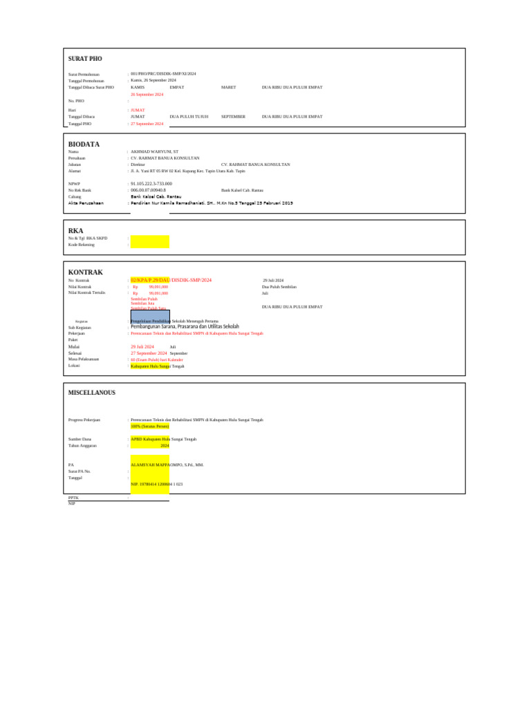 Bast Terminjz PRC Disdik | PDF