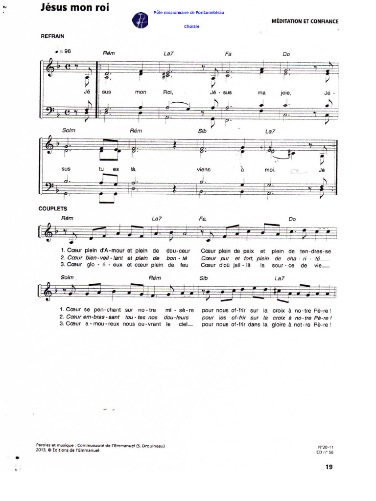 Jesus Mon Roi | PDF