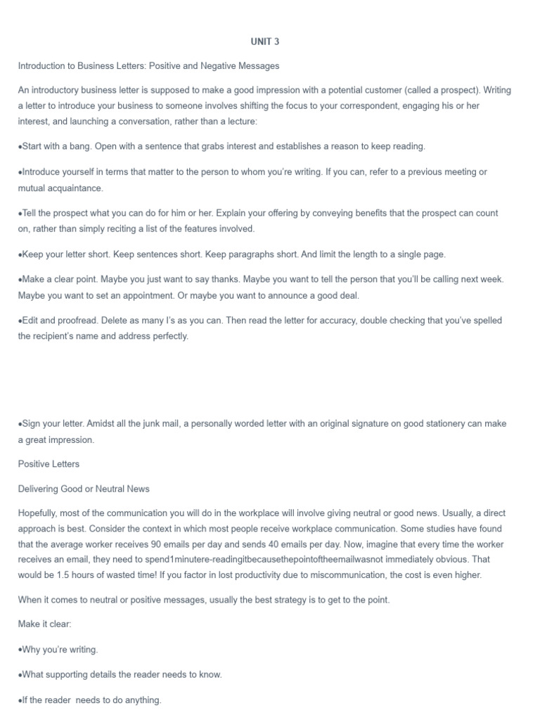 Business Letter Writing Essentials | PDF | Science | Information