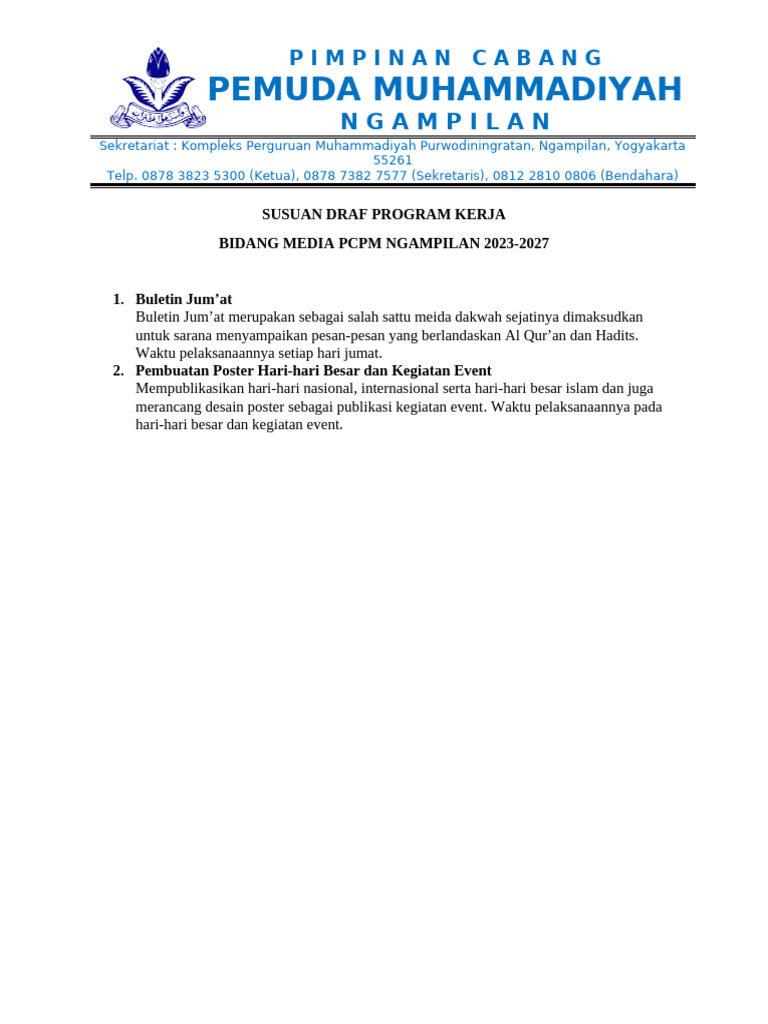 Draf Proker Media (1) | PDF