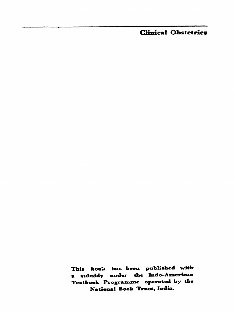 Mudaliar and Menons Clinical Obstetrics Compress | PDF